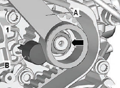 High-pressure fuel pump — removal and installation (Skoda Kodiaq 1 ...