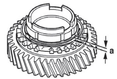Inner ring wear check for 1st, 2nd and 3rd gears (Skoda Kodiaq 1, 2016 ...